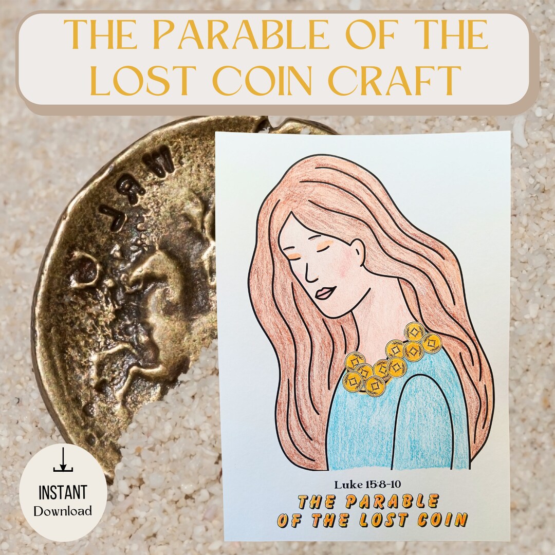 Parable of the Lost Coin Craft Sunday School Lesson Jesus Parables ...