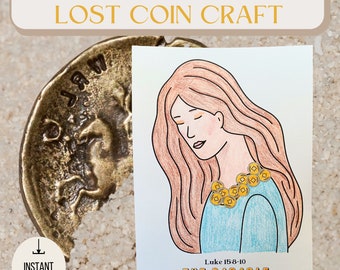 The Parable of the Lost Coin Printable Bible Craft and Lesson for ...