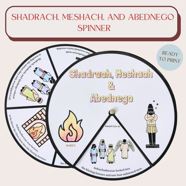 Shadrach Meshach and Abednego - Etsy