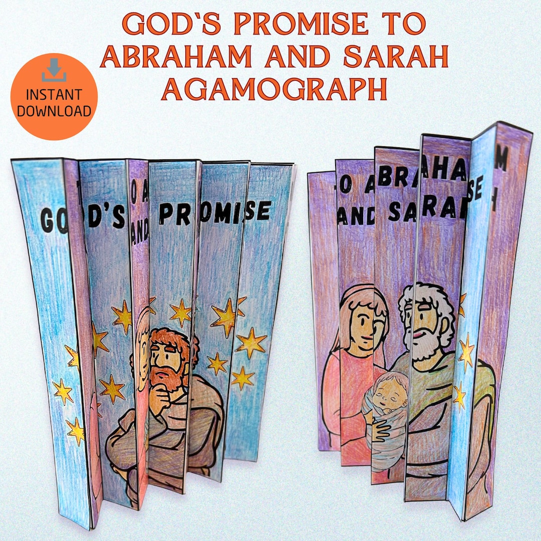 Printable God's Promise to Abraham and Sarah Agamograph Sunday School ...