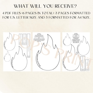 3D Pentecost Flame Craft| Sunday School Activity for Kids| Instant ...