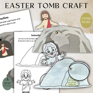 Easter Tomb Craft for Kids| Sunday School Craft| Easter Story Activity ...