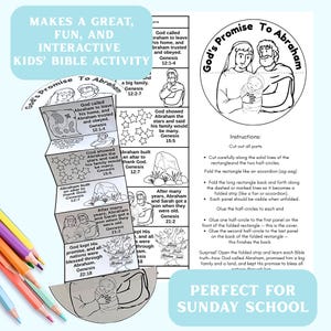 God’s Promise to Abraham Bible Craft for Kids – Printable Christian ...