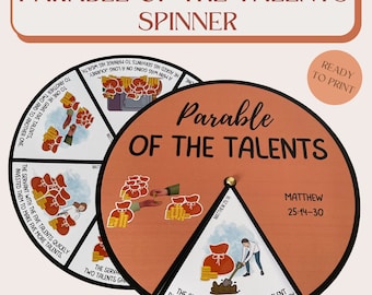 Parable of the Talents, Jesus Parables, Bible Story Activity, Mini Book ...