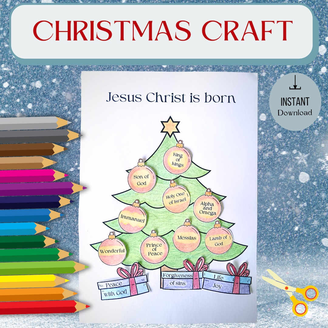 Decorate the Christmas Tree Craft| Sunday School Craft| Bible Activity ...