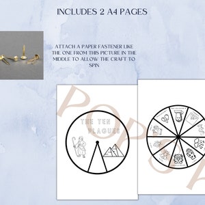 The Ten Commandments Coloring Spinner Wheel| the Ten Commandments Craft ...
