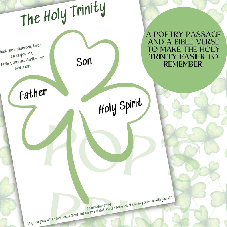 St. Patrick's Day Shamrock Handprint Craft| St. Patrick Children Art ...