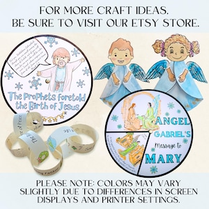 Nativity Craft – Shepherds Visit Jesus, Sunday School Christmas ...