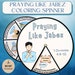 Praying Like Jabez Coloring Spinner Wheel| Praying Like Jabez Craft ...
