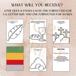 Easter Torn Paper Craft for Toddlers, Coloring Paper Craft, He is Risen ...