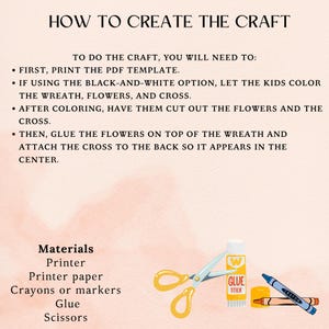 Easter Wreath Craft| Sunday School Activity for Kids| Instant Download ...