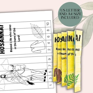 Palm Sunday Agamograph Craft| Sunday School Activity for Kids| Instant ...