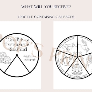 Printable Parable of the Hidden Treasure & Pearl of Great Price ...