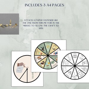 The Ten Commandments Spinner Wheel the Ten Commandments Craft Sunday ...