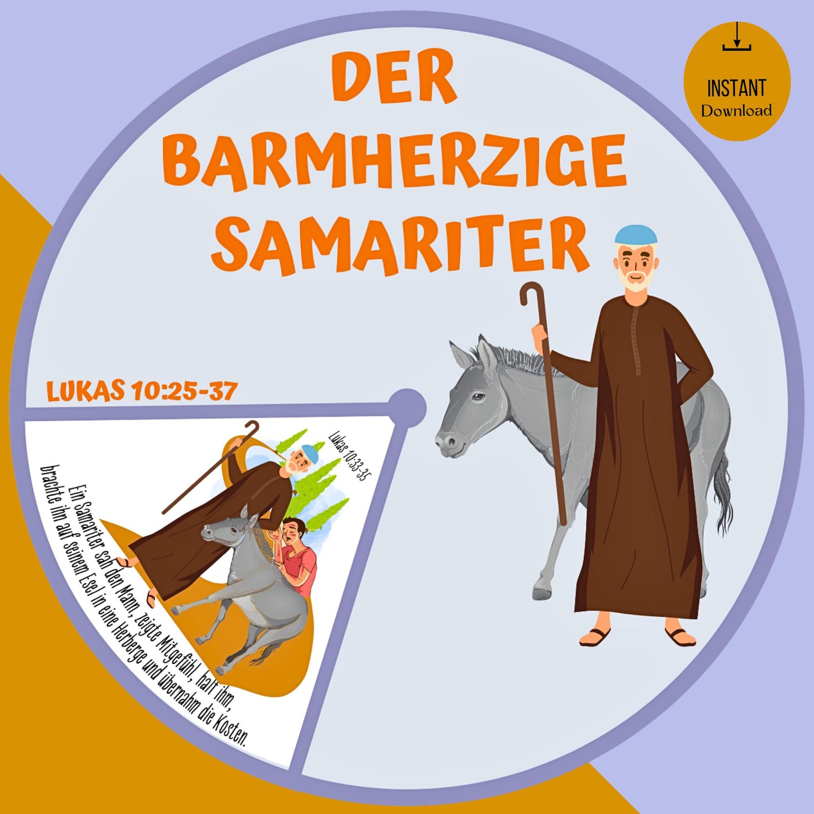 Der Barmherzige Samariter, Bastelarbeit Für Sonntagsschule ...