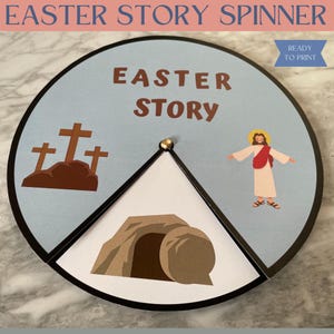 The Easter Story Spinner Wheel| Easter Craft| Sunday School Craft| Kids ...