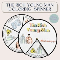 Printable Paper Crowns for the Rich Young Ruler Bible Lesson. Colored ...