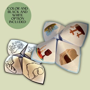 Printable Easter Sunday School Craft Kids Ministry Activity, Coloring ...