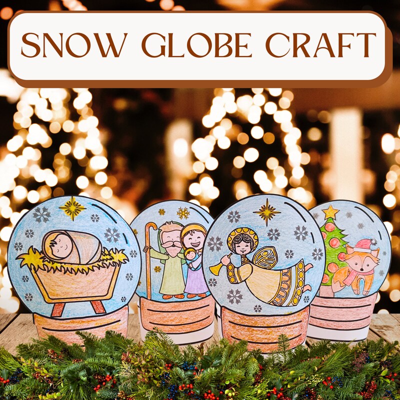 Nativity Snow Globe - Etsy
