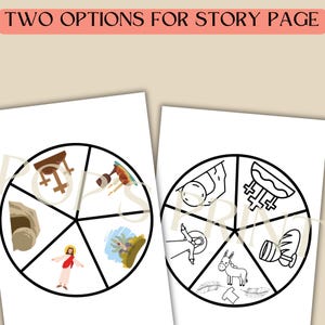 The Easter Story Spinner Wheel| Easter Craft| Sunday School Craft| Kids Ministry Craft| Kids ...