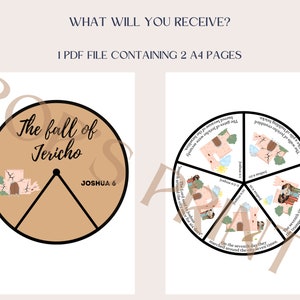 The Fall of Jericho Spinner Wheel | Interactive Jericho Craft | Sunday ...