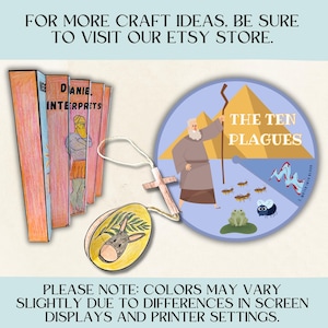 The Ten Plagues Flashcards| the Ten Plagues Activity| Bible Lessons for ...