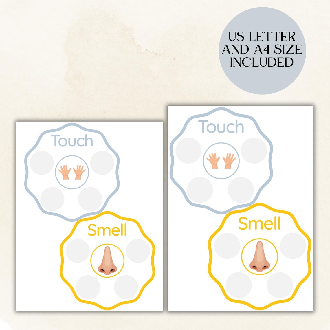 5 Senses Sorting Activity , Five Senses Printables, Homeschool Resource ...