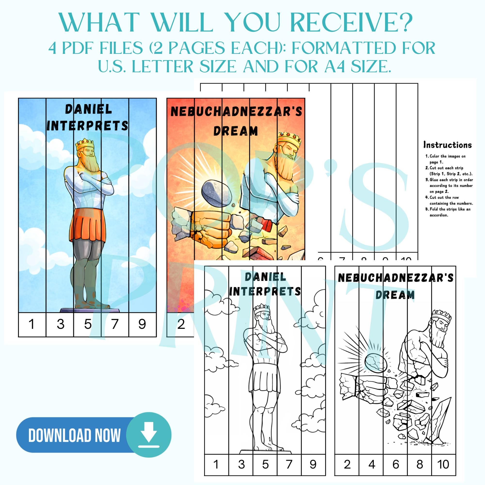 Daniel Interprets Nebuchadnezzar’s Dream Agamograph Craft, Sunday ...