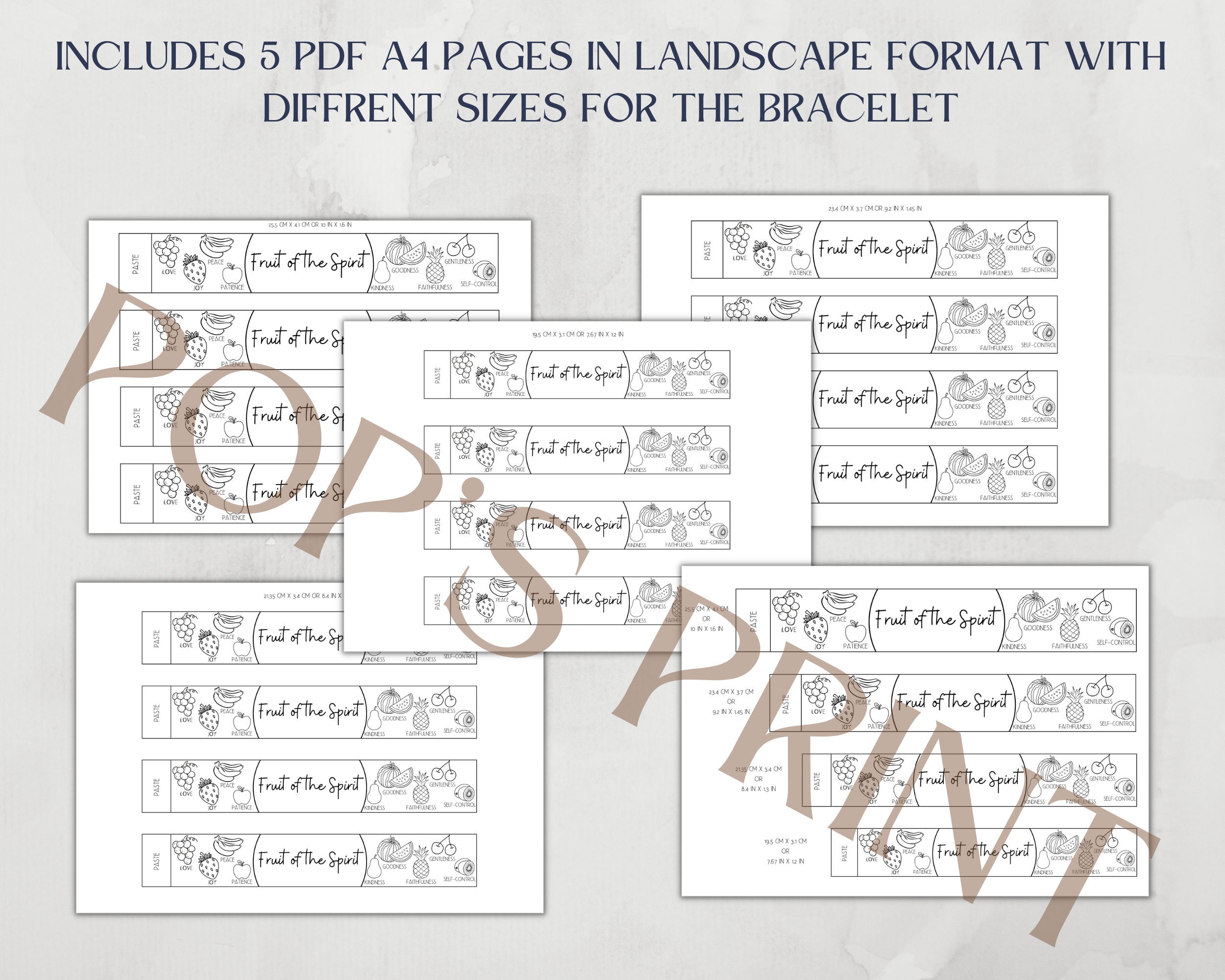 Fruit of the Spirit Bracelet Craft| Fruit of the Spirit Activity ...