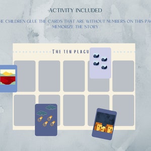 The Ten Plagues Flashcards|the Ten Plagues Activity|bible Lessons for ...