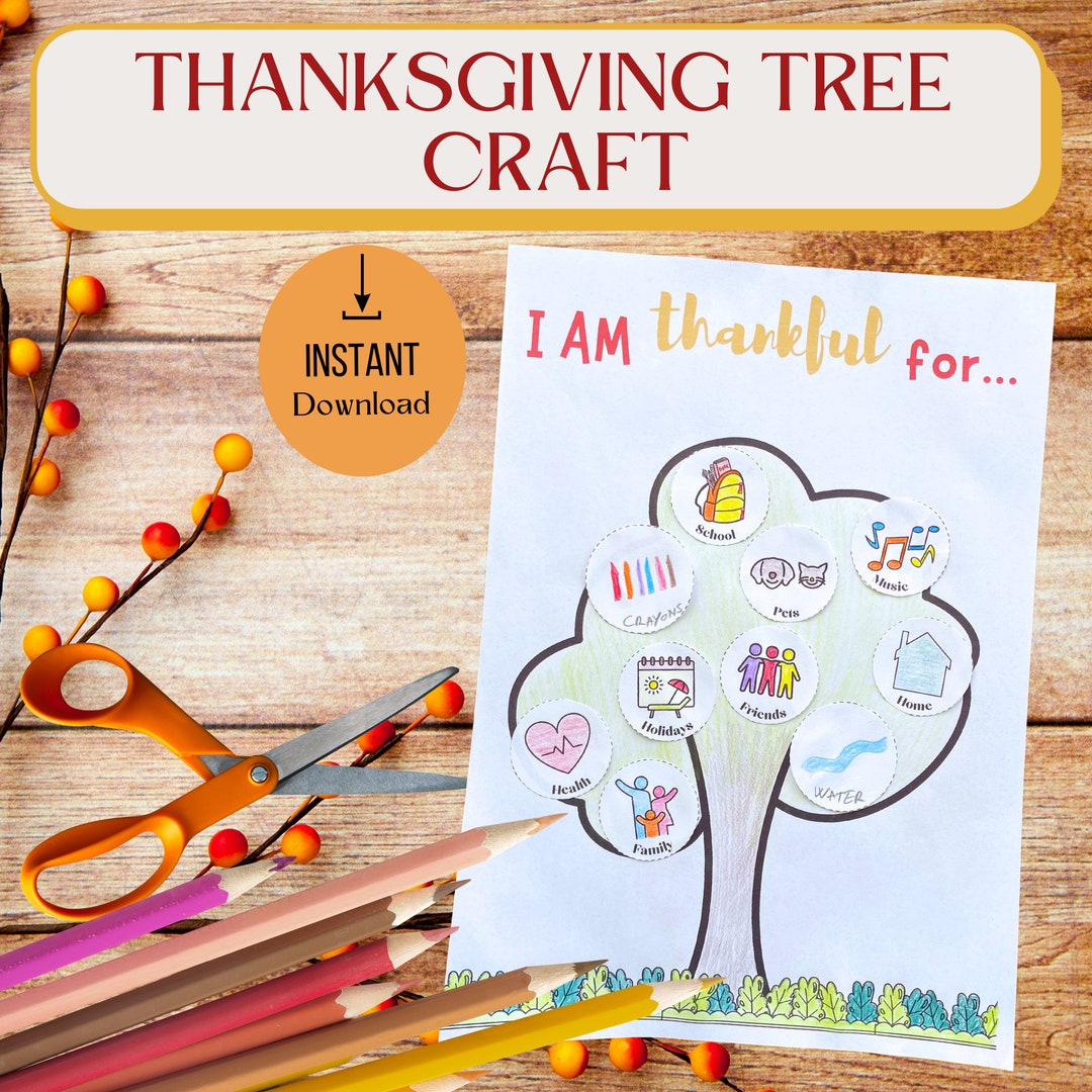 Thanksgiving Tree Craft| Thanksgiving Activity| Sunday School Craft ...