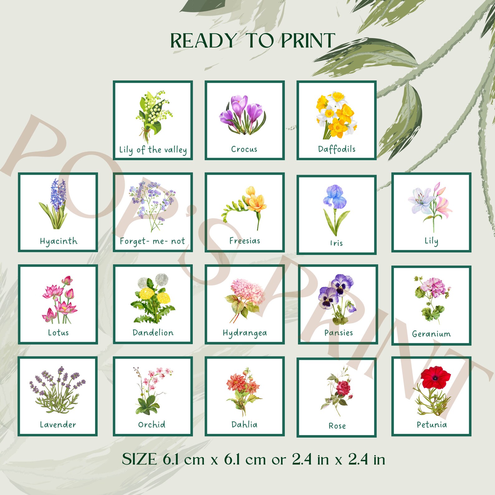 Flowers Memory Game Flashcardshomeschool Memory Gamekindergarten Memory ...