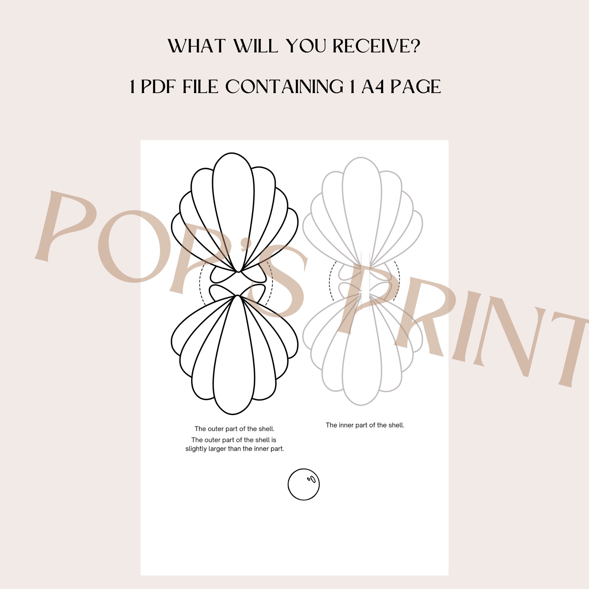 Sunday School Craft the Parable of the Pearl of Great Price, Printable ...