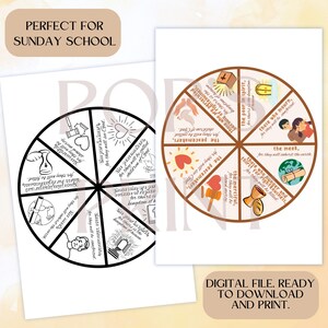Printable "the Beatitudes of Jesus" Sunday School Craft | Bible Verse ...