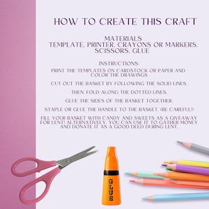 Lent Bible Verse Basket Printable Sunday School Easter Craft, Kids ...
