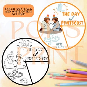Printable Pentecost Sunday School Craft – Holy Spirit Kids Ministry ...