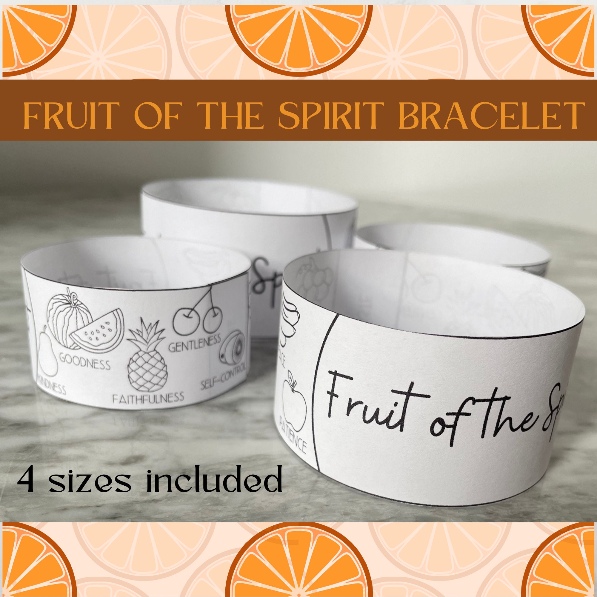 Fruit of the Spirit Bracelet Craft| Fruit of the Spirit Activity ...