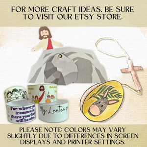 Easter Holy Week Playdough Mats | Printable Sunday School Craft ...