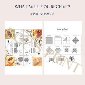 Printable Prodigal Son Cootie Catcher Sunday School Craft, Kids ...