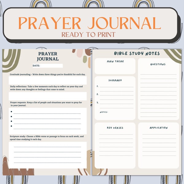 Prayer Journal - Etsy