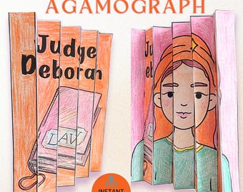 Printable Bible Activity for Kids Deborah Story Bible Worksheet for ...