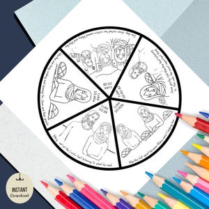 Mary and Martha Spinner Wheel | Sunday School Craft | Kids Ministry ...