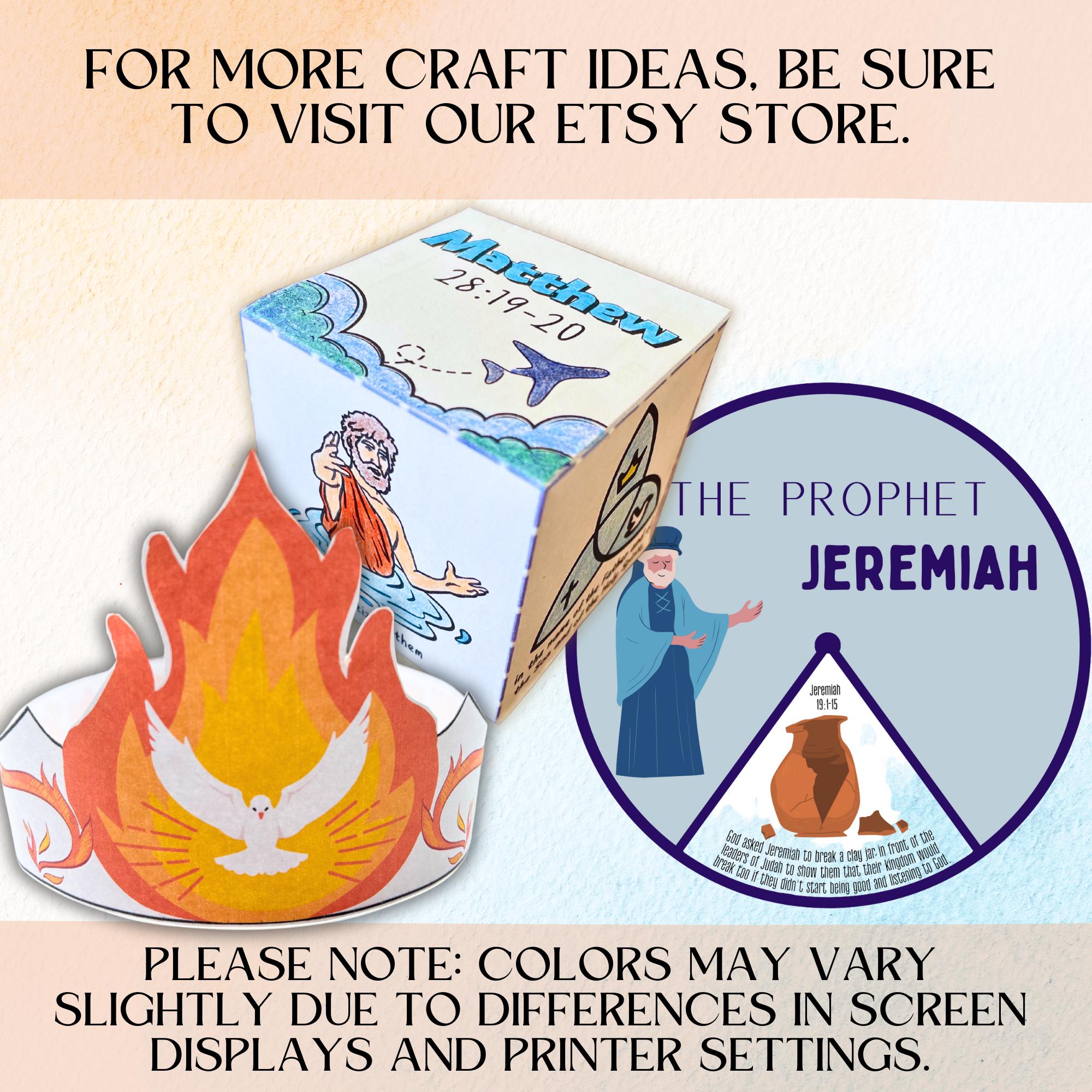 3D Pentecost Flame Craft| Sunday School Activity for Kids| Instant ...