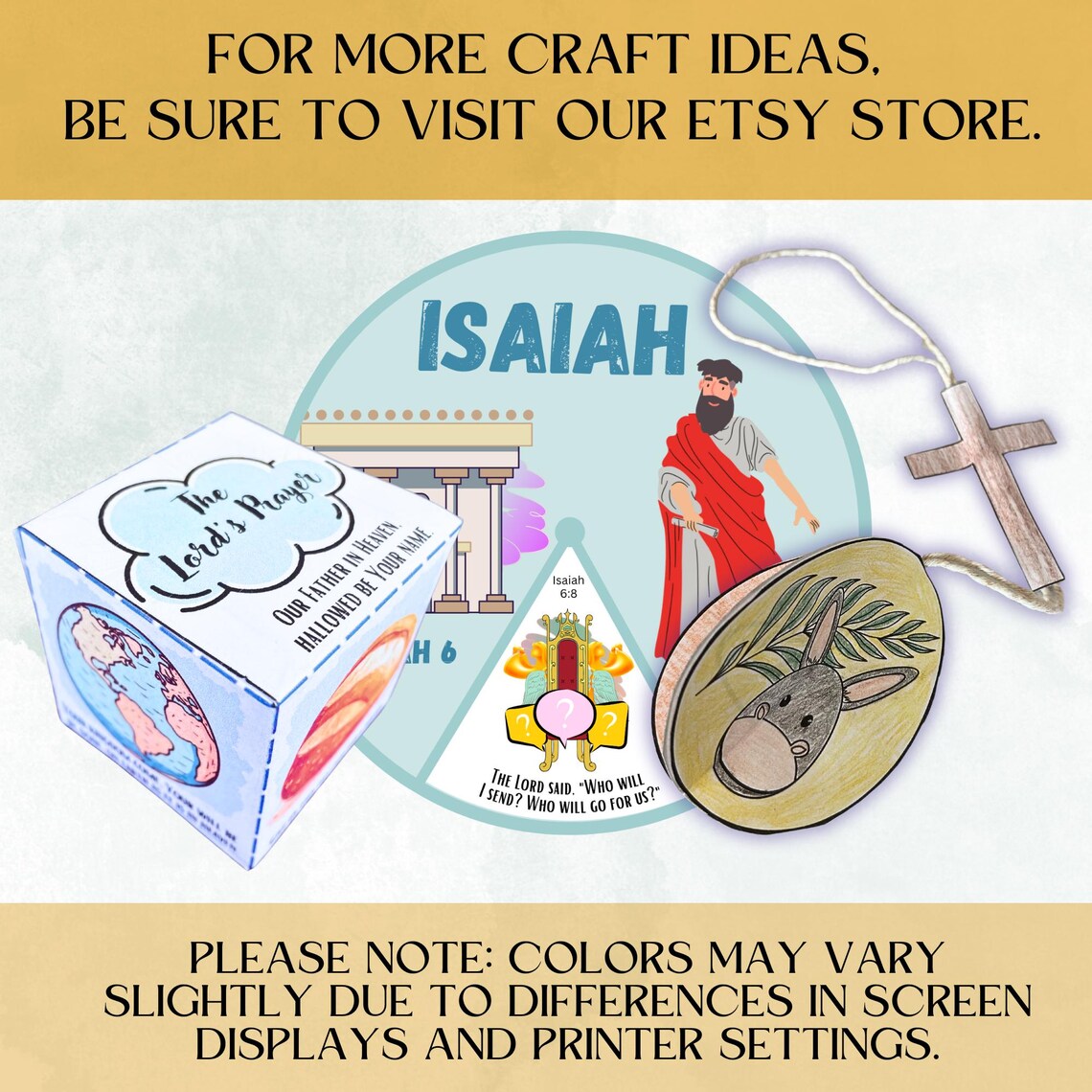 Romans 8:24-25 Cube Craft| Printable Bible Activity| Bible Verse Memory ...