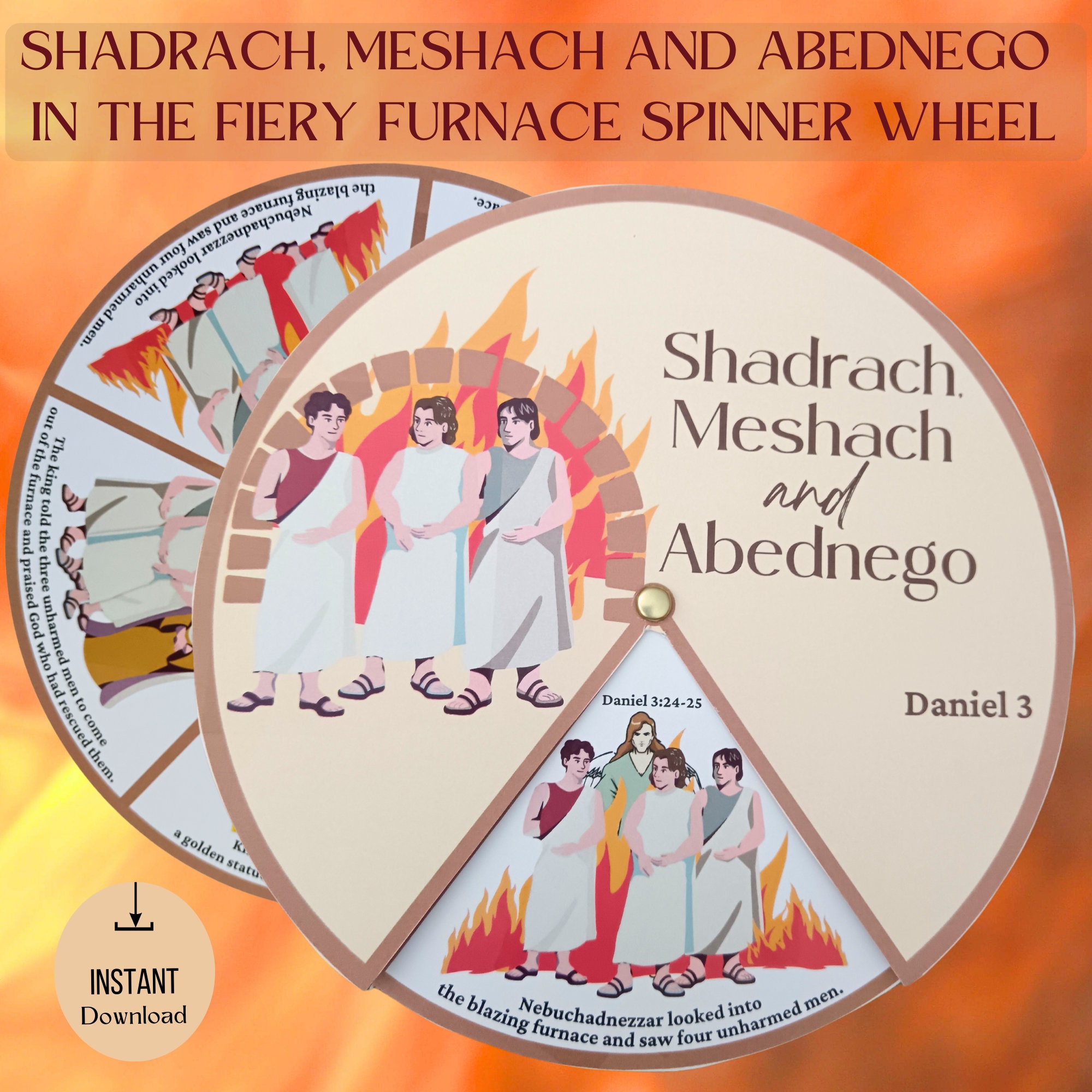 Sunday School Craft - Shadrach, Meshach & Abednego in the Fiery Furnace ...