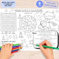 David Fights the Lion Coloring Page | Bible Story Coloring Sheet | 1 ...