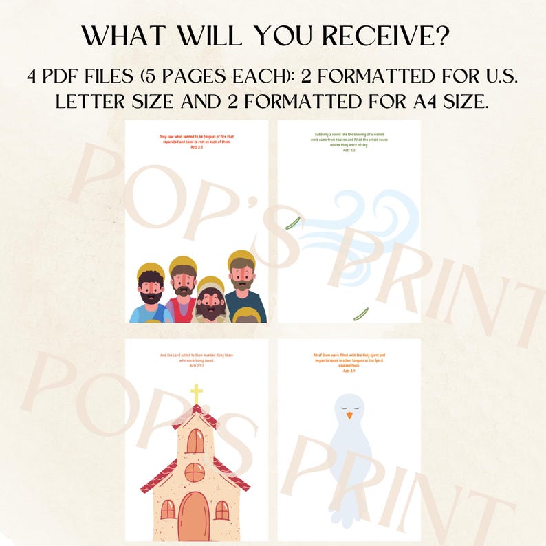 Pentecost Handprint Craft| Pentecost Kids Story| Sunday School ...