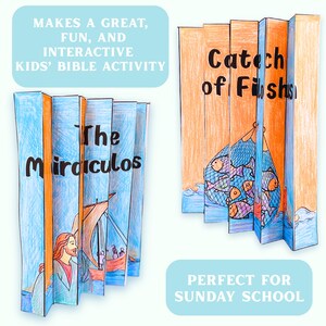 Printable “the Miraculous Catch of Fish” Agamograph – Sunday School ...
