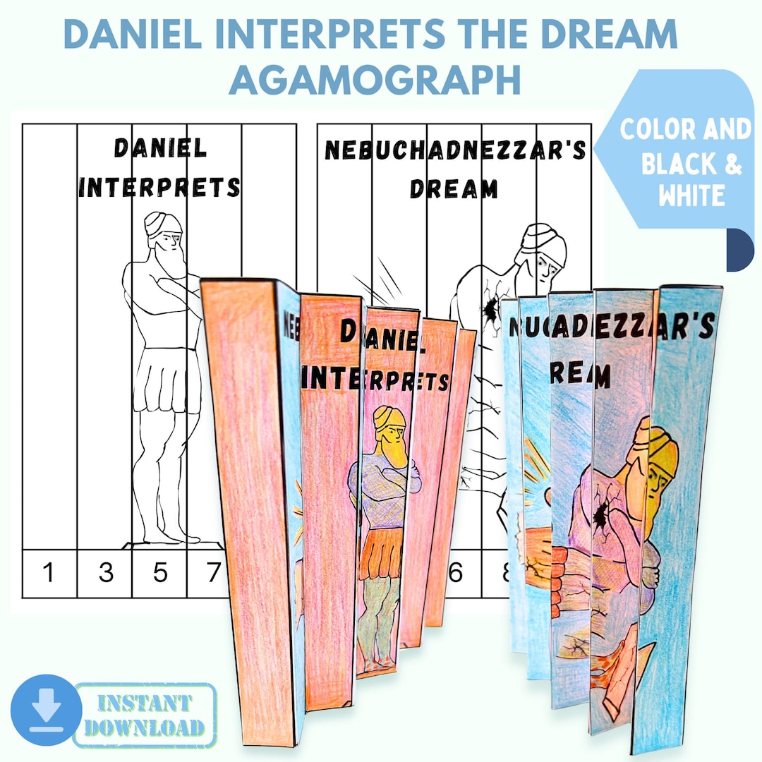 Printable Daniel Interprets Nebuchadnezzar’s Dream Agamograph Sunday ...