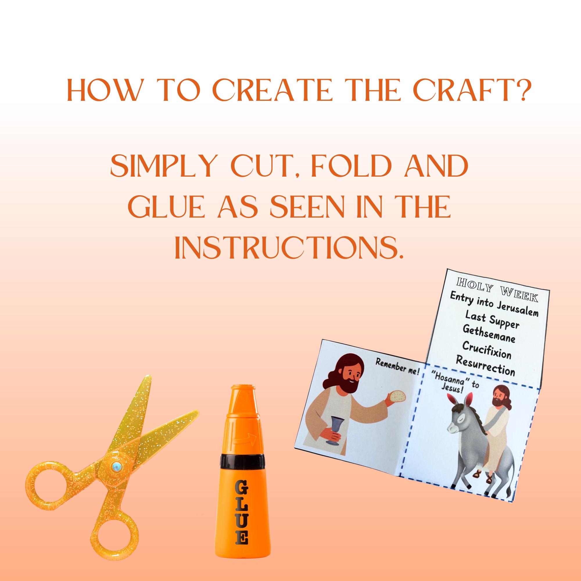 Easter Printable Cube Craft Sunday School Activity, 3D Bible Easter ...